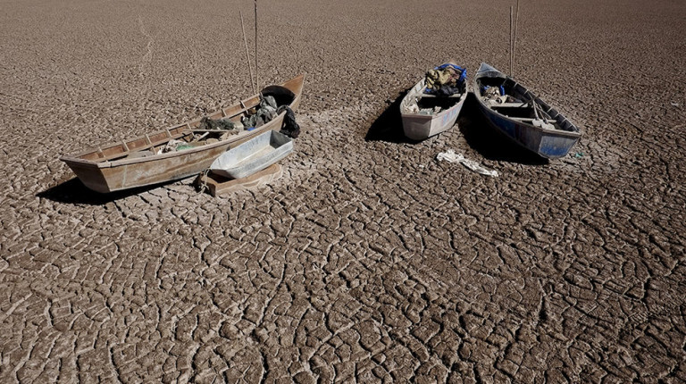 Desaparece el segundo Lago mas grande de Bolivia, El Lago Poopó