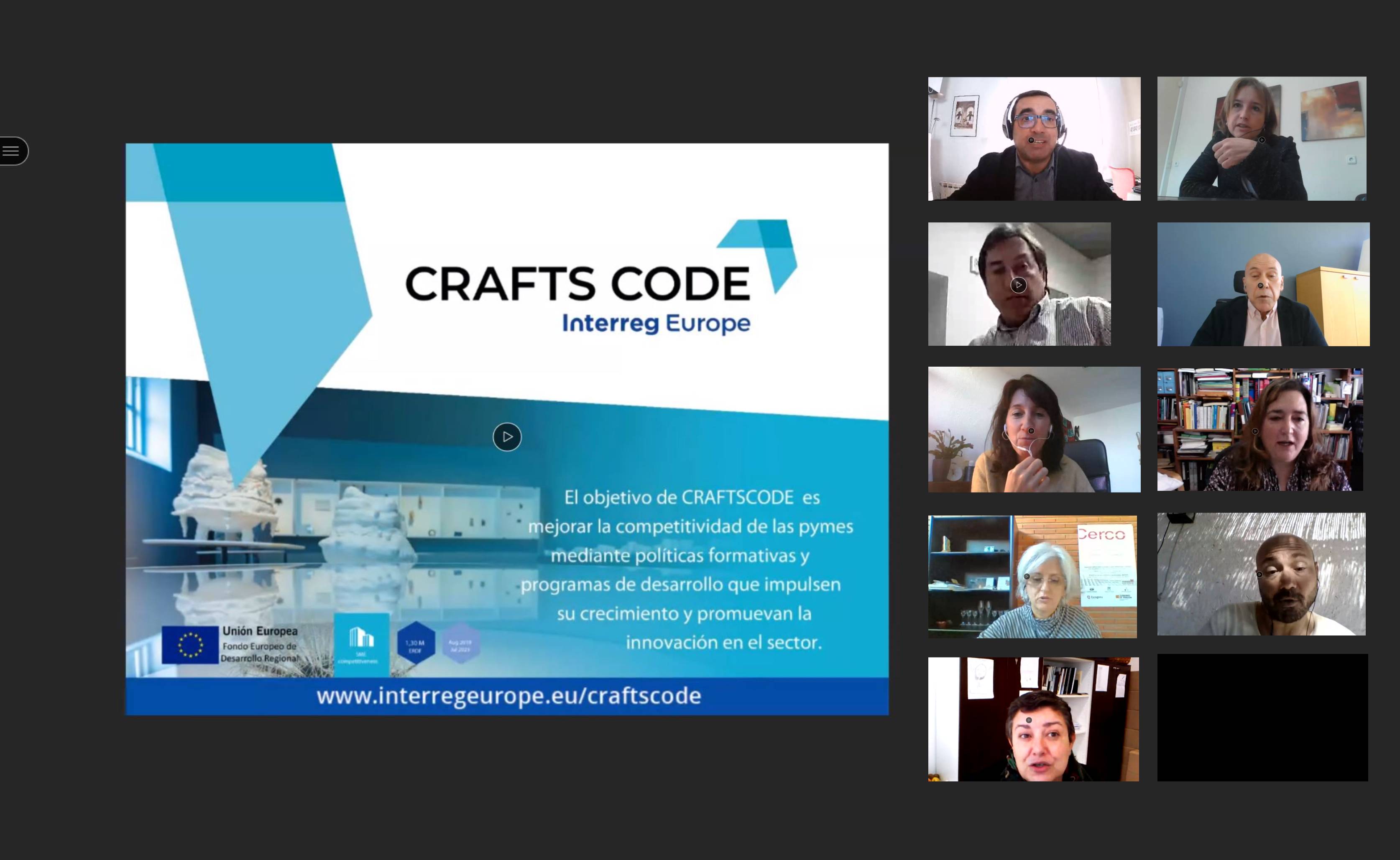 Segunda reunión de stakeholders del proyecto Crafts Code | EOI