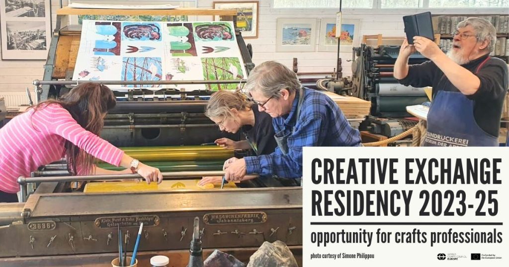 Residencias de intercambio creativo para profesionales de la artesanía ...